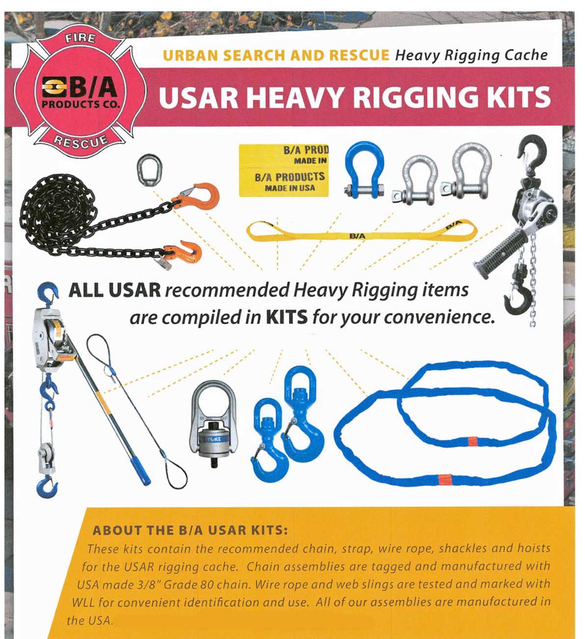 B/A Products Rigging On Matjack-Indianapolis Industrial Products