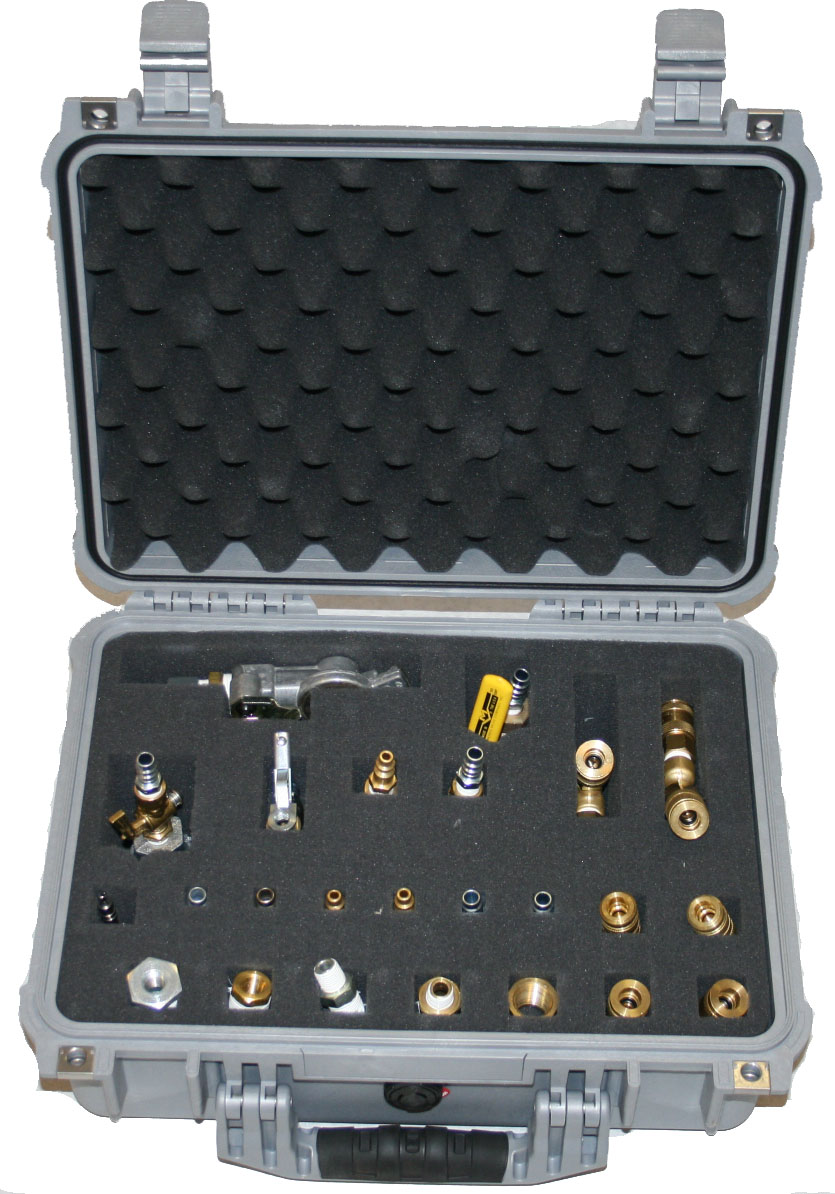 Item # 607, Universal Connector Pelican Case - Silver On Matjack ...